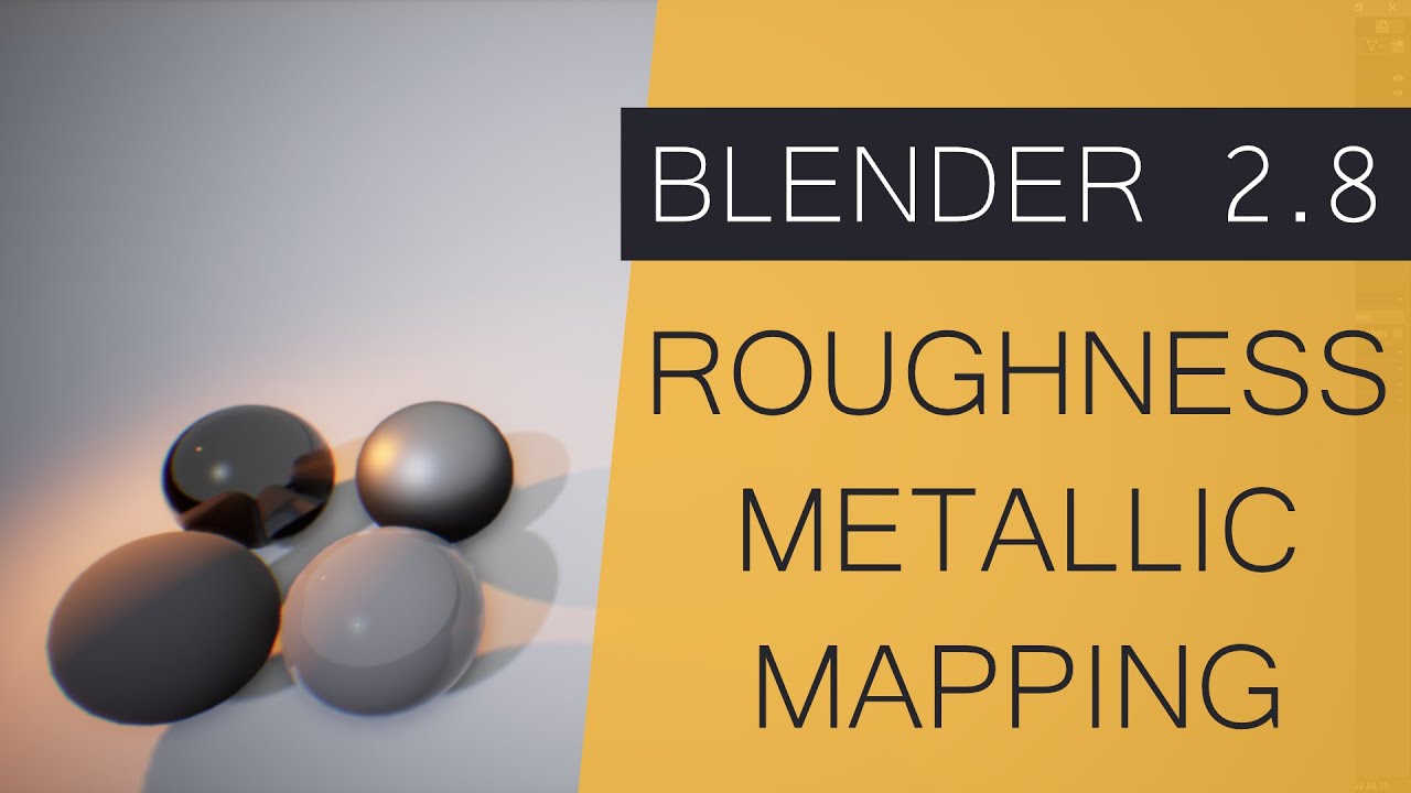 Blender 2.8 Roughness/Metallic Mapping (Krita) - Blender for Game ...