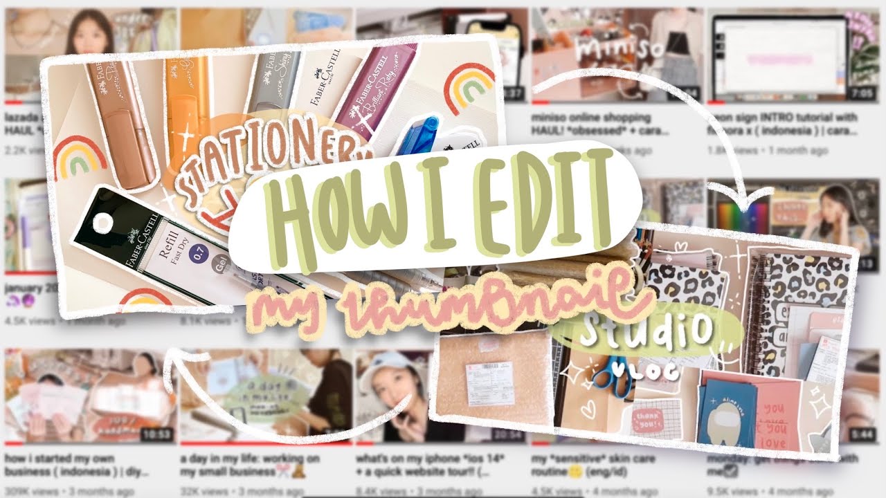 how i edit my thumbnail ( indonesia ) - YouTube