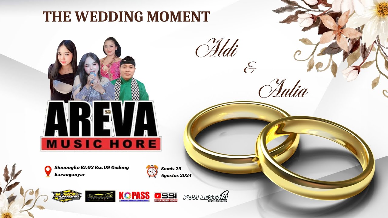 LIVE📡 AREVA MUSIC HORRE//PERNIKAHAN ALDI & AULIA//PUJI LESTARI SOUND ...