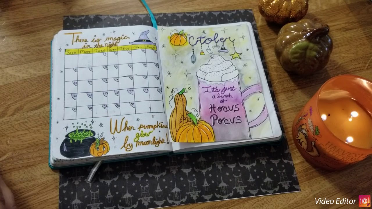 October Bullet Journal 2019 - YouTube