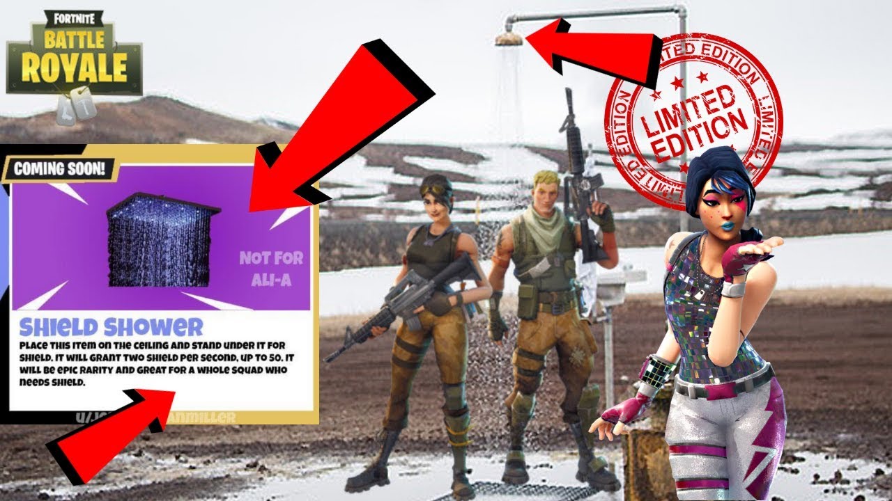 New Fortnite Shield Shower Concept ! - YouTube