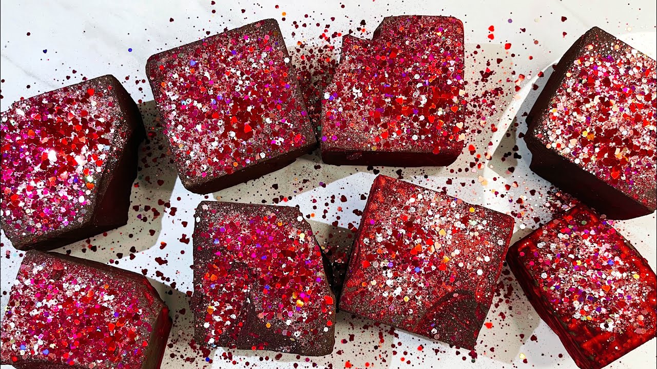 8 Vibrant Red Dyed Blocks - MAGIC DUST ️ ️‍🔥 ️| 15k TYSM Pt 2 | Gym ...