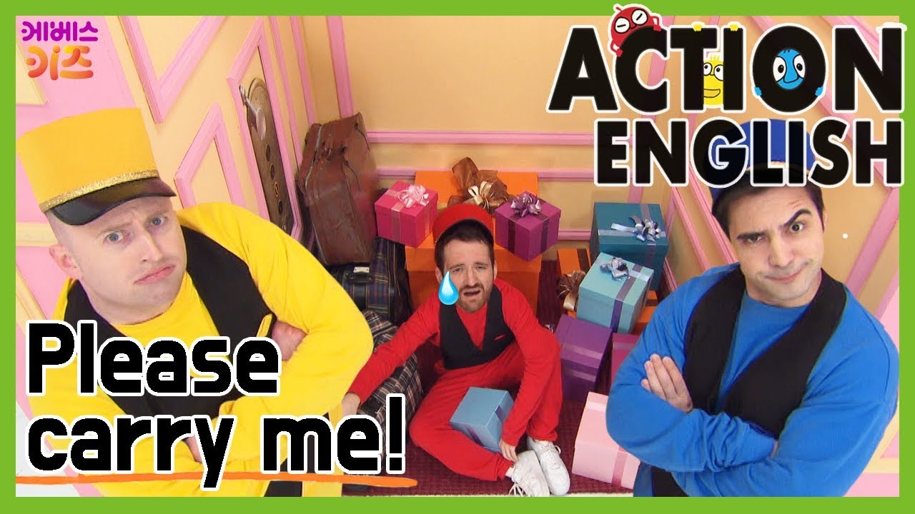 [KBS키즈] 액션잉글리시 ｜ KBS TV유치원 ｜ Action English ｜ Please carry me! ｜ 재미있는영어 ...