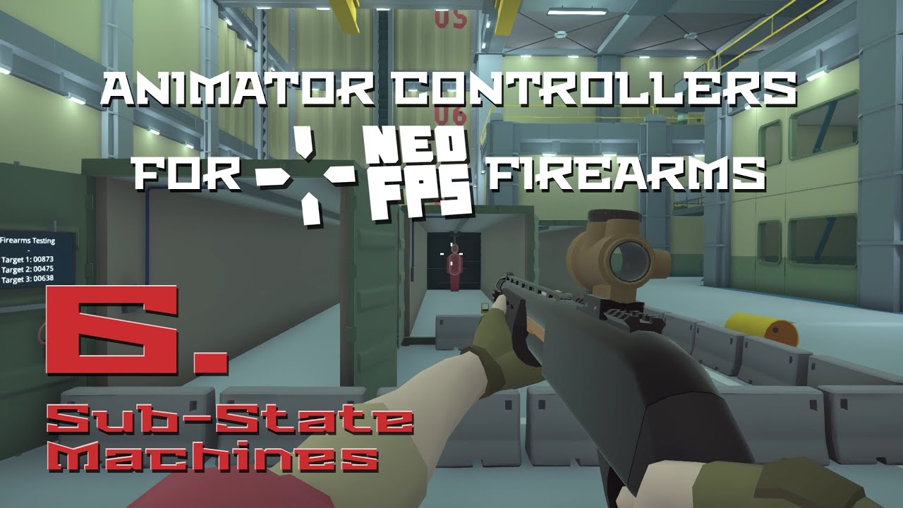 Unity Animator Controllers For Neofps Firearms 06 Sub State Machines Youtube