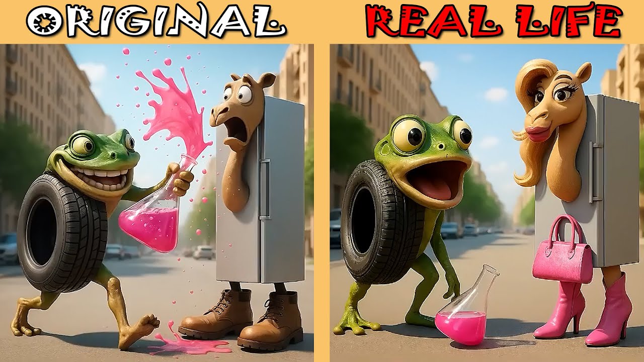 Brainrot Memes Love Transformations | Brainrot Original vs Real life ...