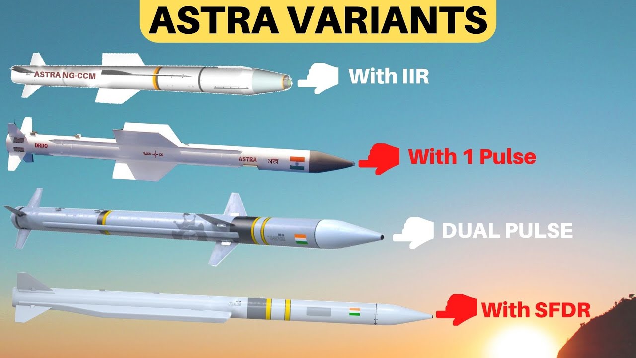 4 ASTRA variant by DRDO | ASTRA NG-CCM and air breather - YouTube