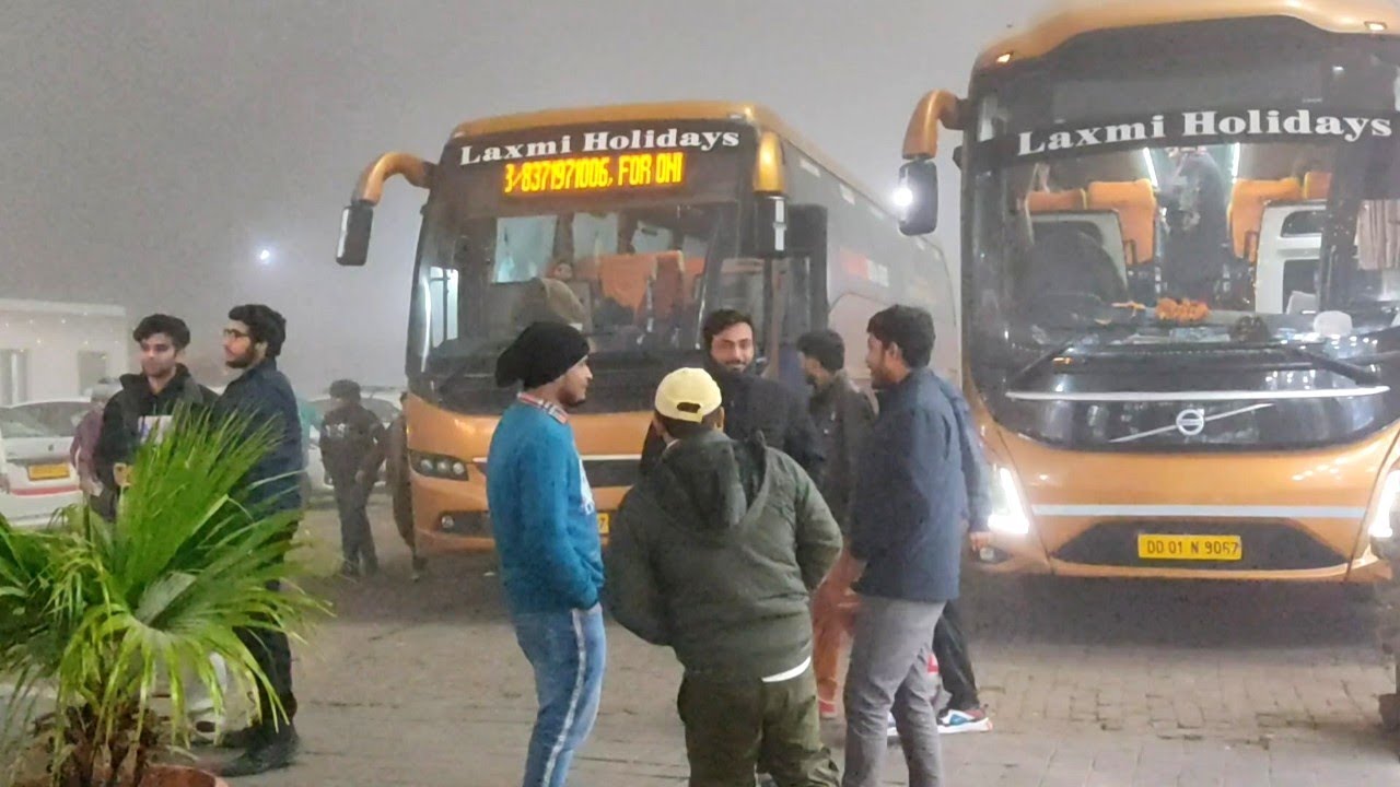 Delhi To Manali Volvo bus latest video/ Delhi Manali Road condition ...