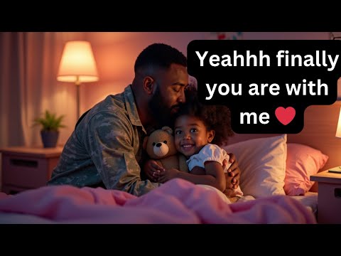 Black Military Dad Surprises Sleeping Daughter with Visit Home
