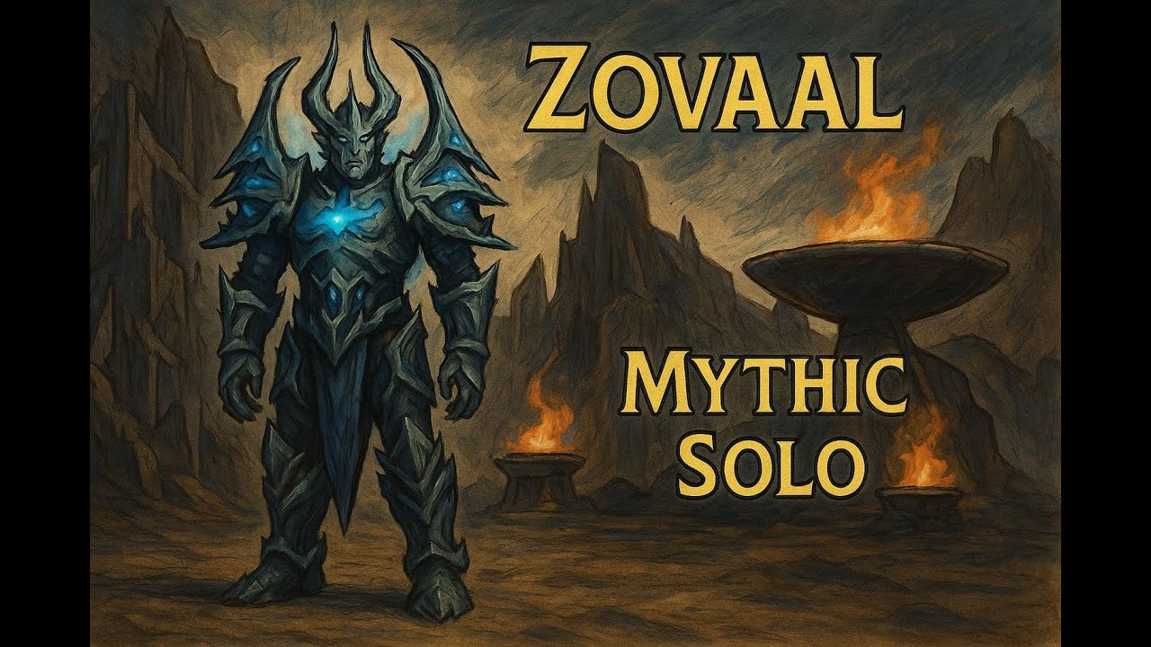 World of Warcraft: How to Solo Zovaal (Jailer) on Mythic # ...