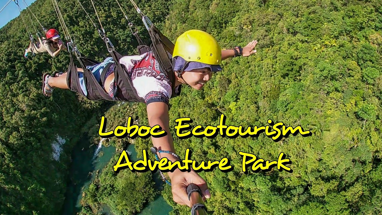 Loboc Ecotourism Adventure Park | zipline | Bohol, Philippines - YouTube