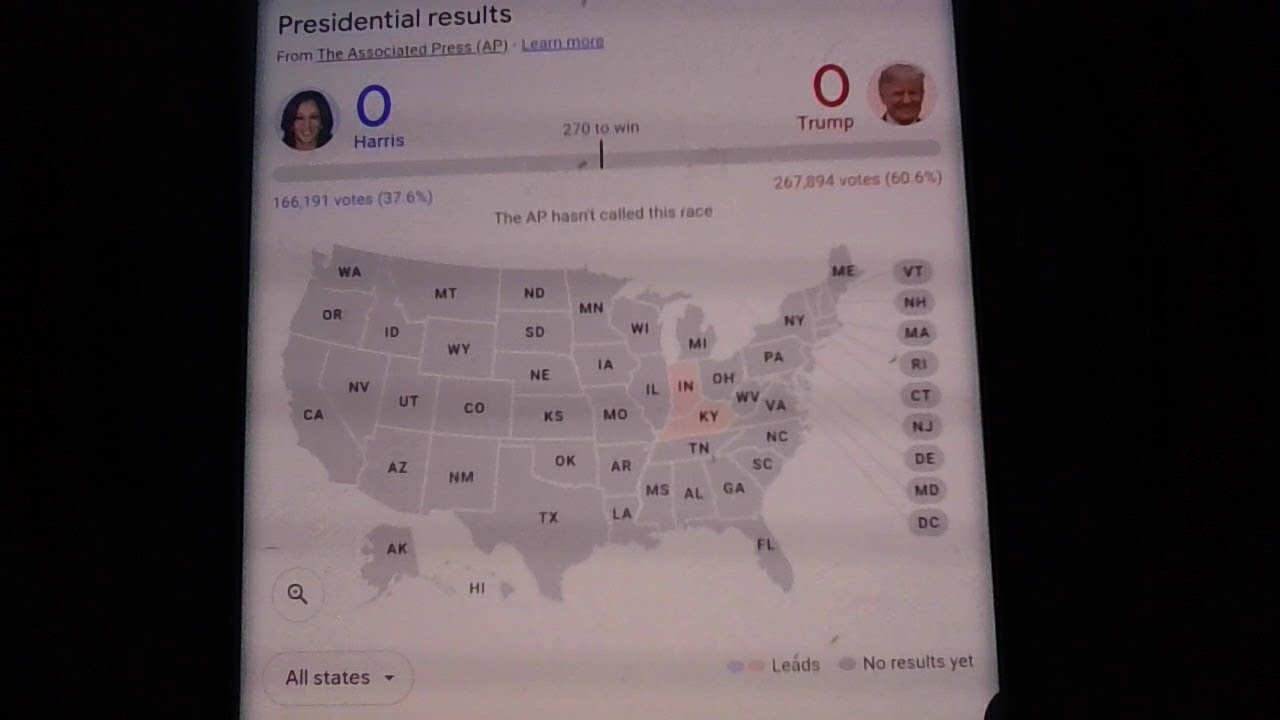 presidential election results 270 to WIn ... TRUMP or HARRIS - YouTube