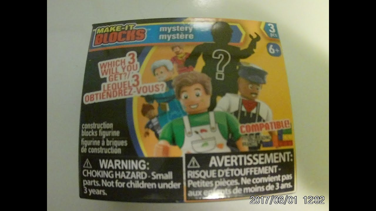 Make-it Blocks Mystery Figure Unboxing - YouTube