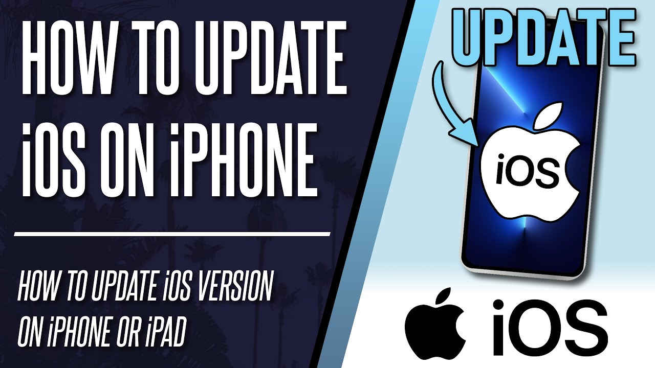 How to Update iOS on Your iPhone or iPad - YouTube