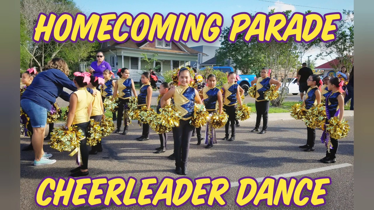 Homecoming Parade of the Cheerleader Dance - YouTube