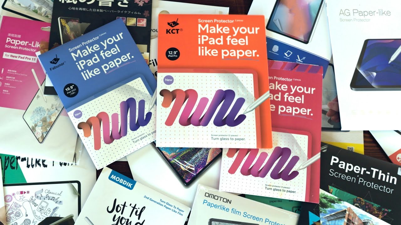 WATCH THIS before buying paper-feel screen protectors - These are NOT ...