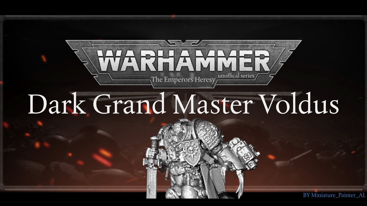 Dark Grey Knight Grand Master Voldus Primaris conversion |The Emperors ...