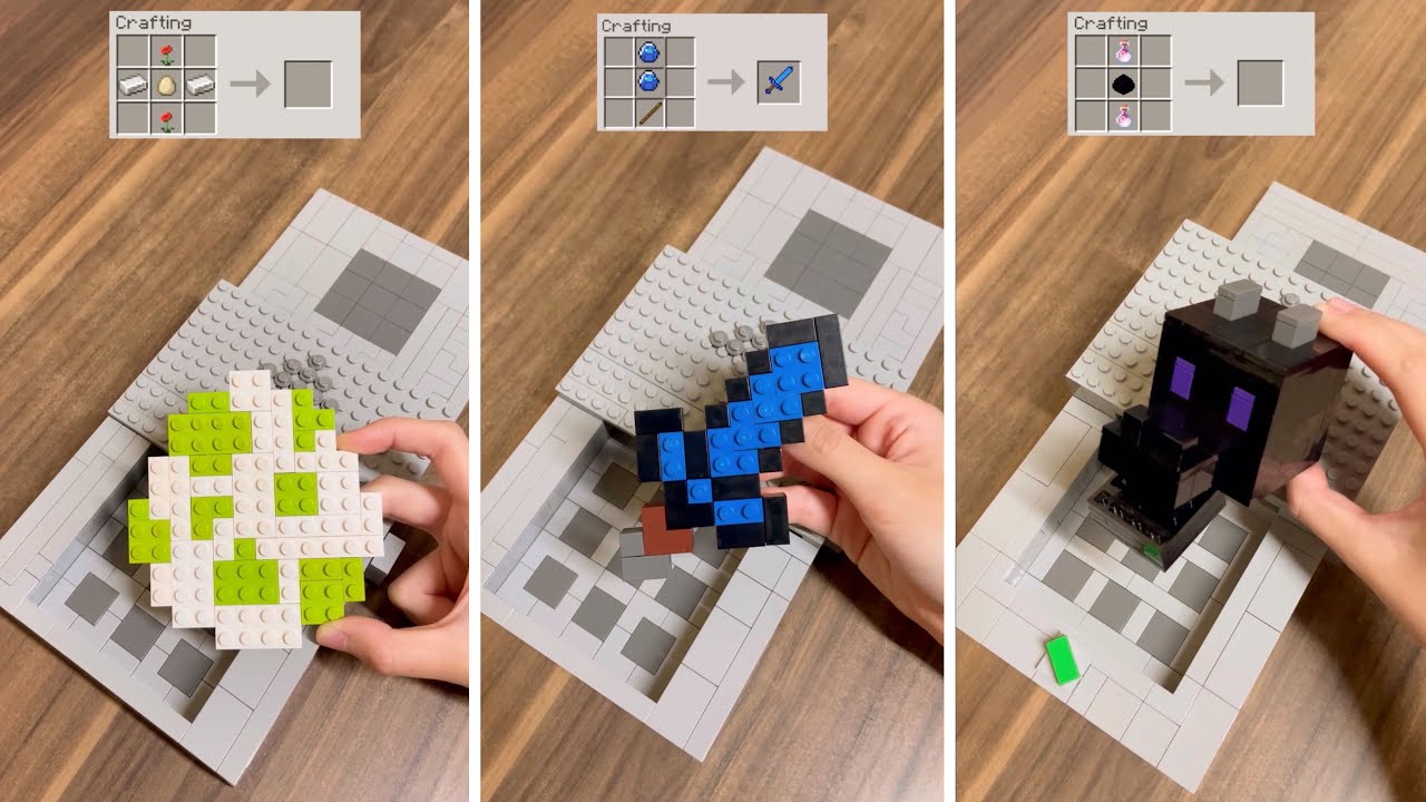 Crafting Minecraft Impossible items BUT Lego! | Part 5 - YouTube