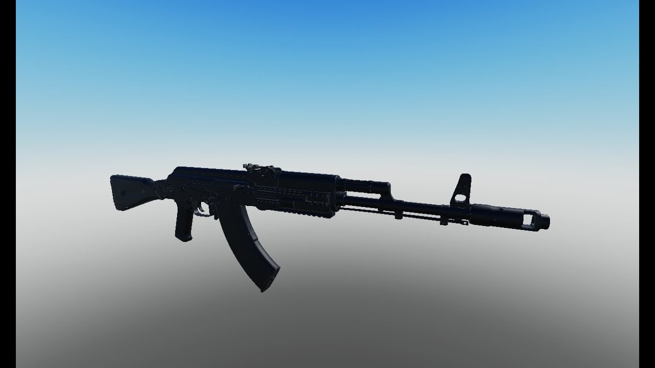 Roblox Studio AK-103 Kalashnikov AR Demo Firing - YouTube