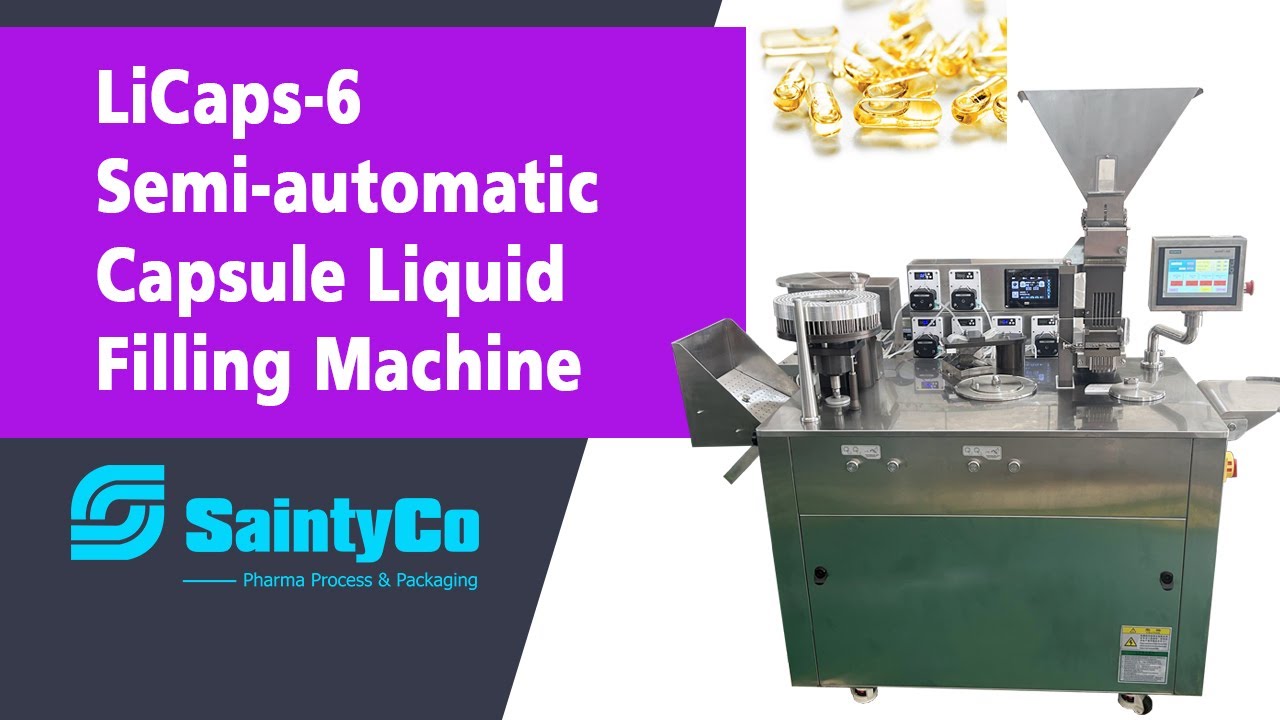 LiCaps-6 Semi automatic Capsule Liquid Filling Machine with Automatic ...