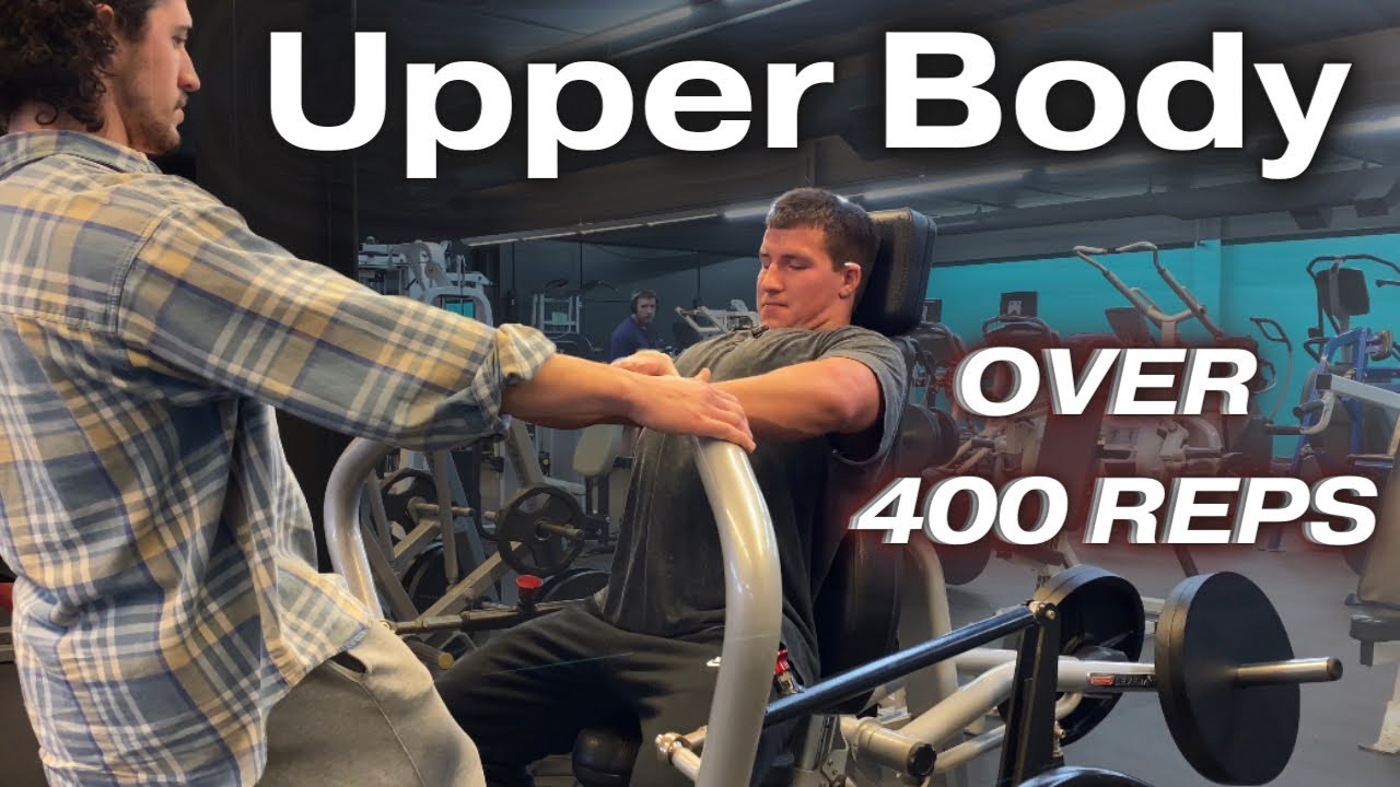 400+ rep workout to inflate your upper body - YouTube