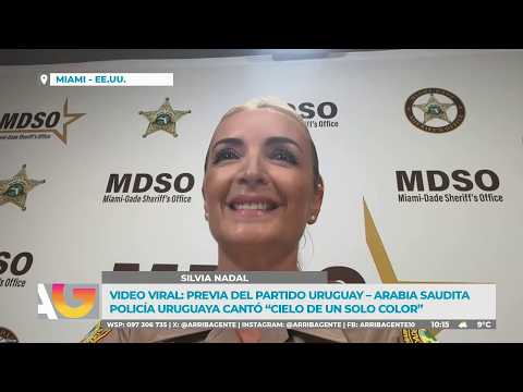 Entrevista - Silvia Nadal, la policía uruguaya que se hizo viral en el debut mundialista de Uruguay