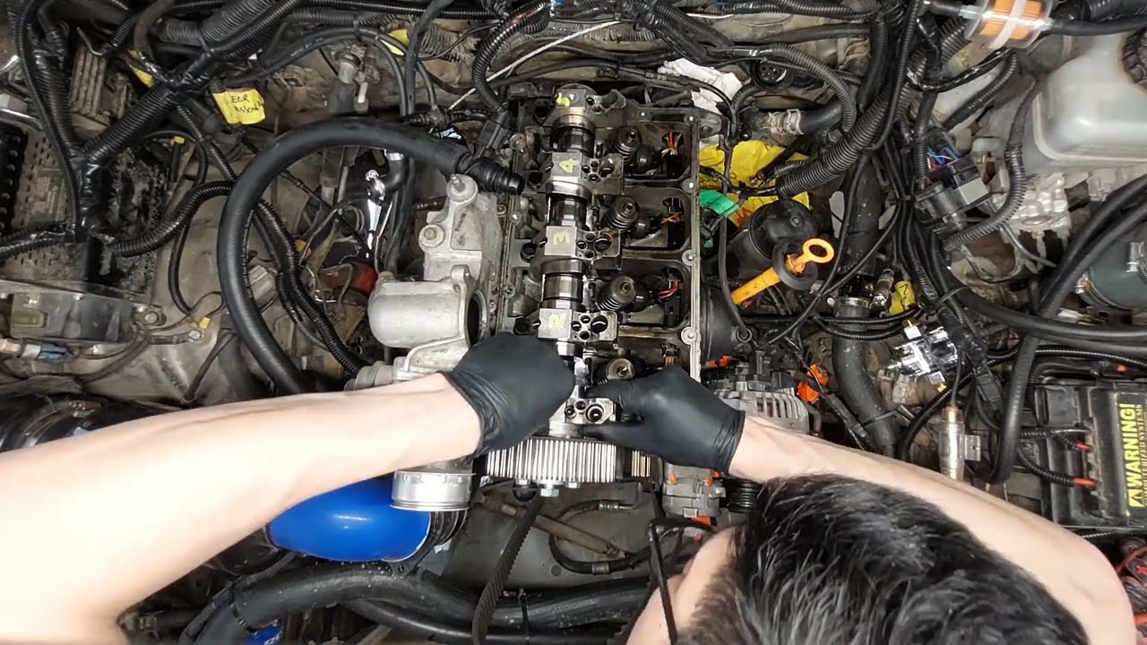 VW 1.9L PD BEW TDI Camshaft replacement - YouTube