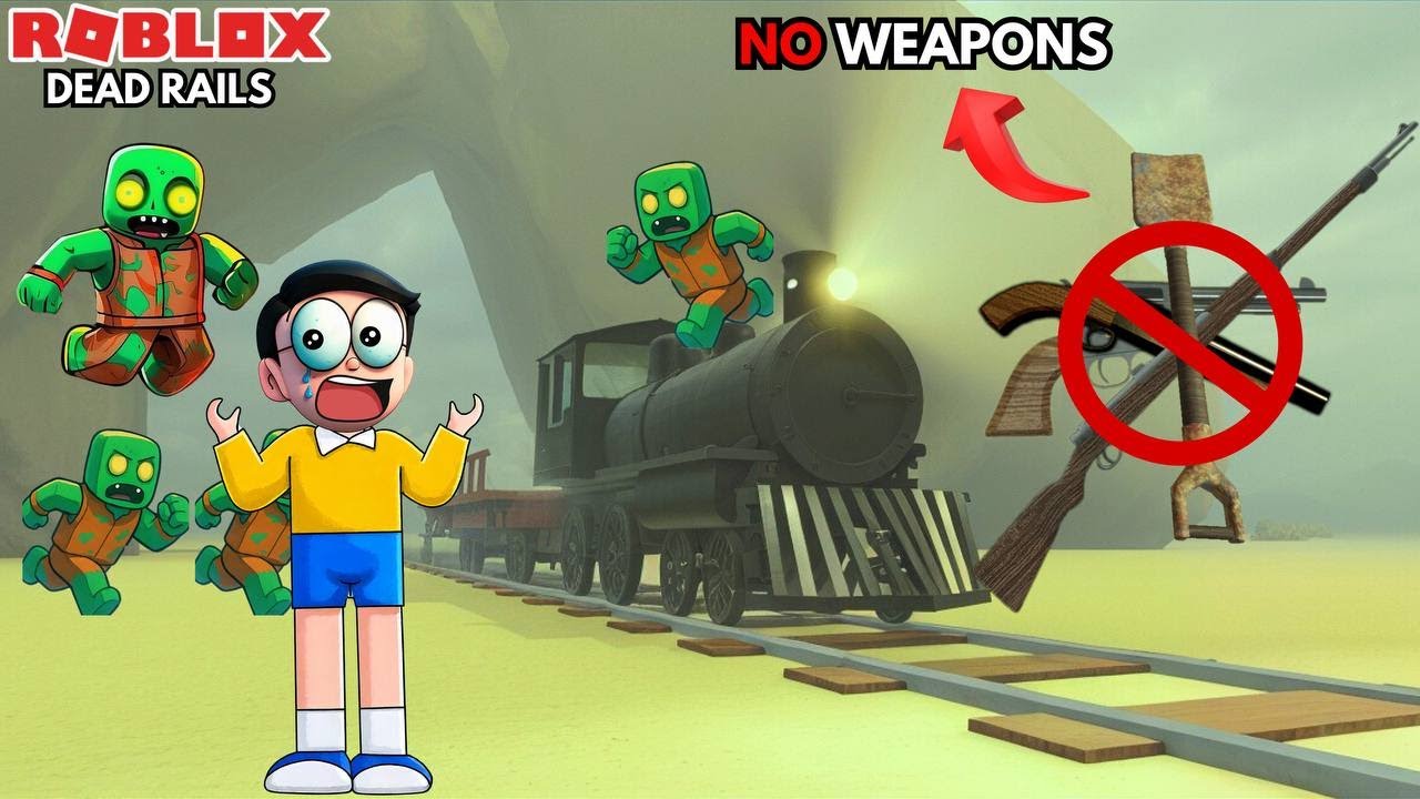 Beating Dead Rails Without Guns Solo Gameplay | GAMING WITH NOBITA ...