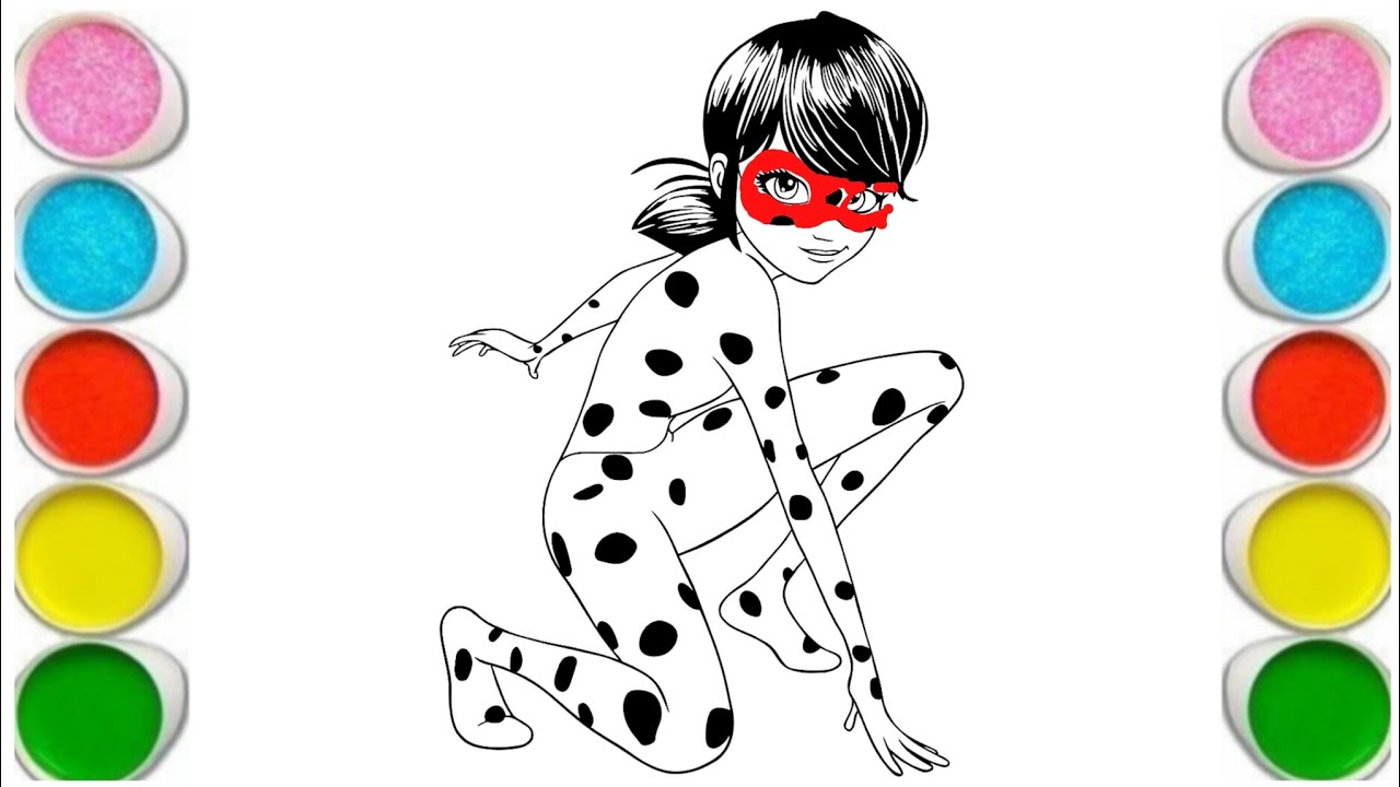 Miraculous tales of ladybug cartoon drawing for kids and toddlers ...