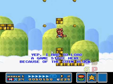 Super Mario Bros 3 P-Wing World 1 Stage 4 White/Blue Mushroom House ...