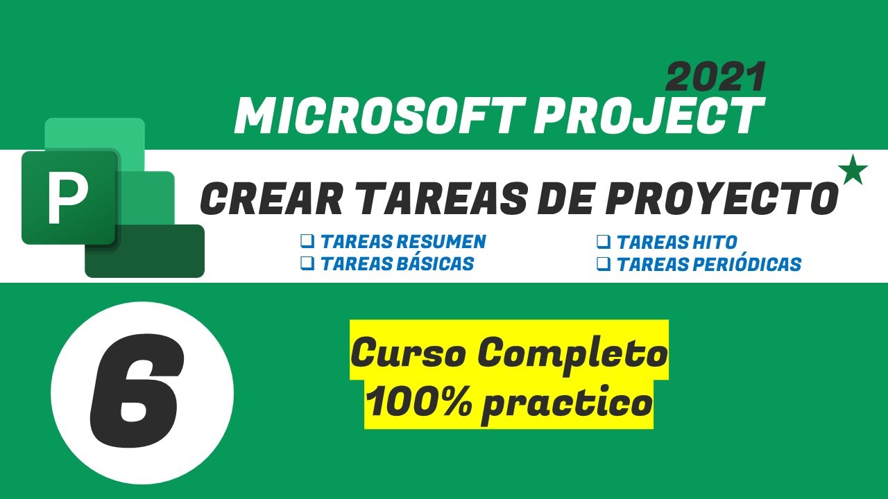 Creación de tareas. Tareas estándar, resumen, periódicas e hitos 🚀 MS ...