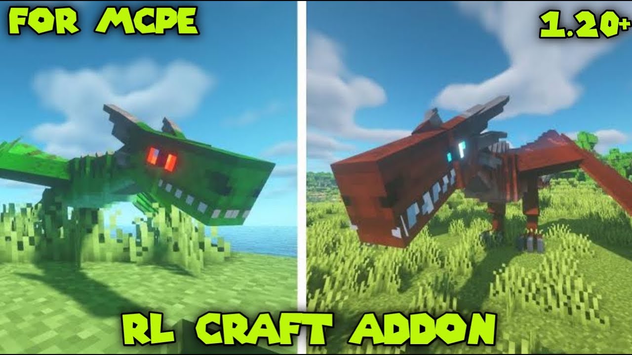 Rl Craft Addon For Mcpe 1.20 | Best Addon For Mcpe | - YouTube