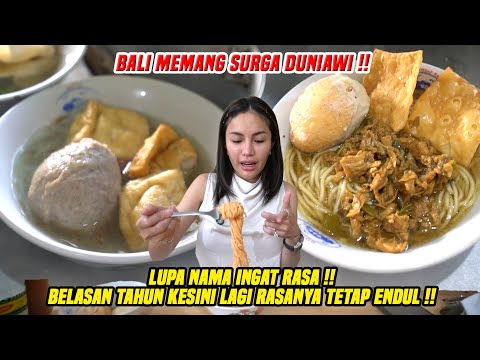 LUPA NAMA INGAT RASA !! BELASAN TAHUN MIE AYAM INI TETAP ENDUL !! BALI EMANG SURGA DUNIAWI..