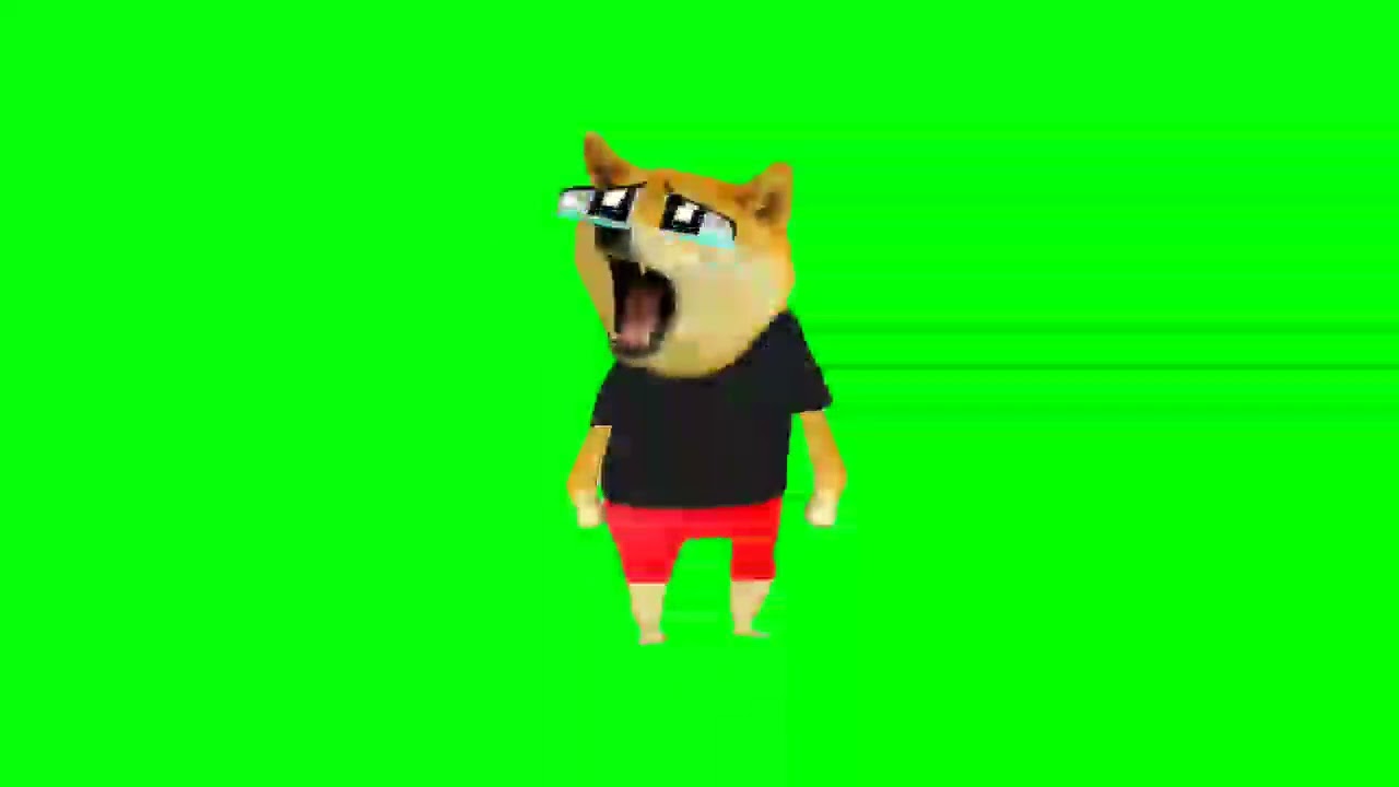 Doge crying green screen || for My cheems youtubers friends. #cheems # ...