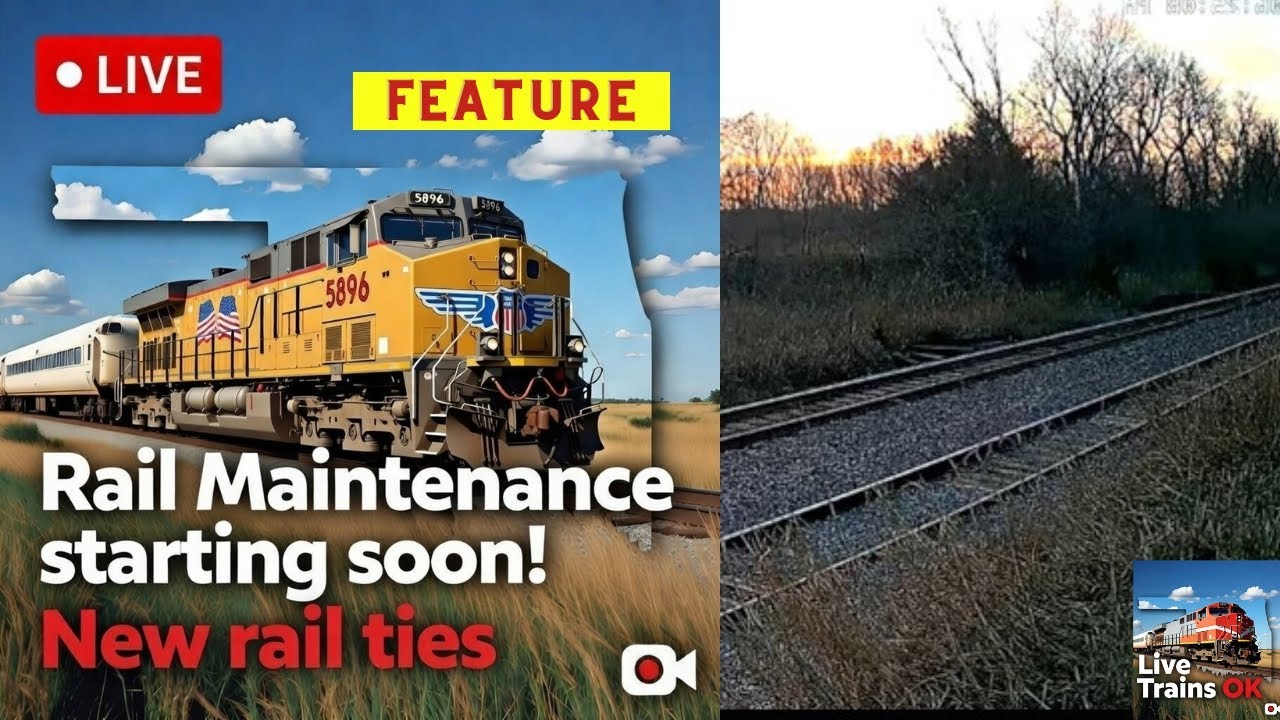 LIVE UP Railroad - Enid Subdivision, Minco Trains Main Line and Siding ...