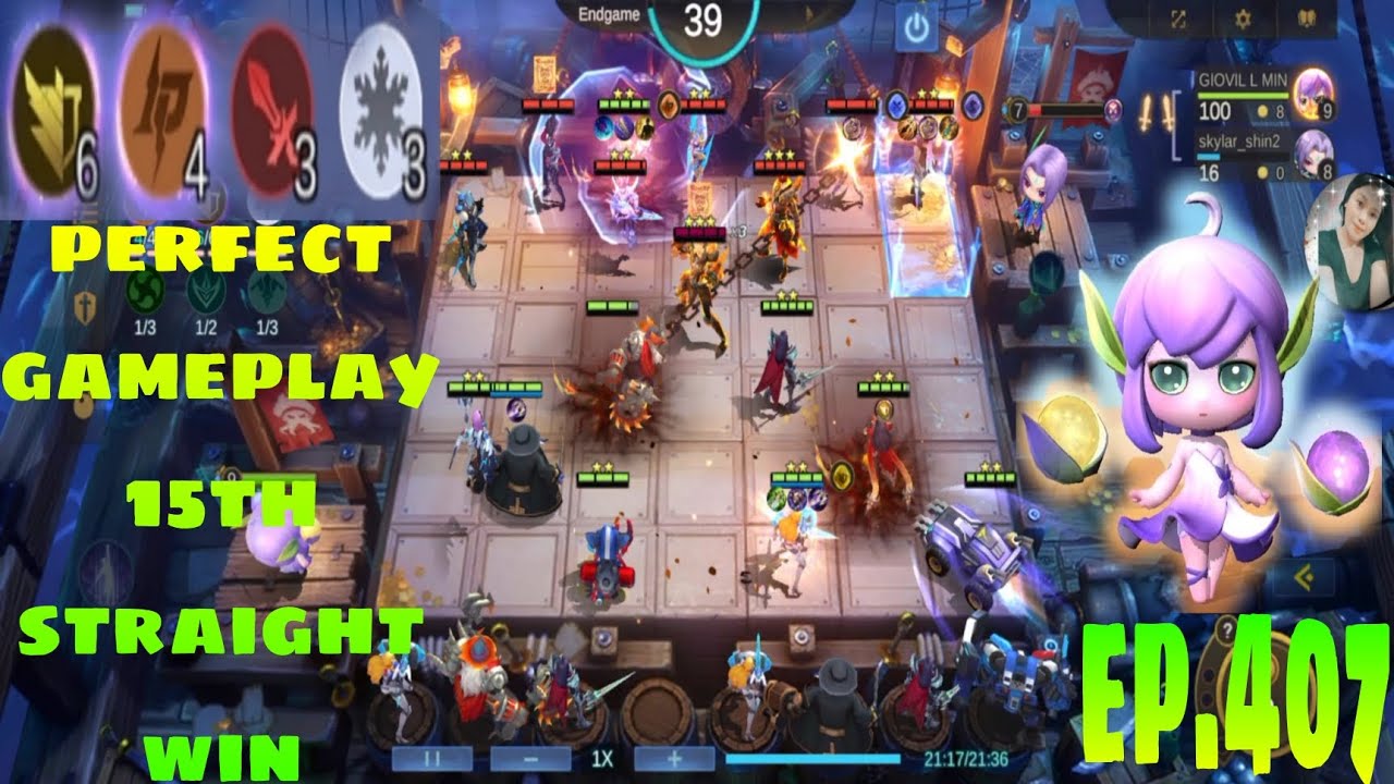 EP. 407 | PERFECT GAMEPLAY 15 STRAIGHT WIN | RYA SKILL 1 | MLBB MAGIC ...