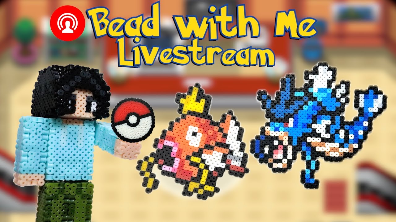 Magikarp & Gyarados 151 Pokémon Challenge! | Perler Bead With Me - YouTube