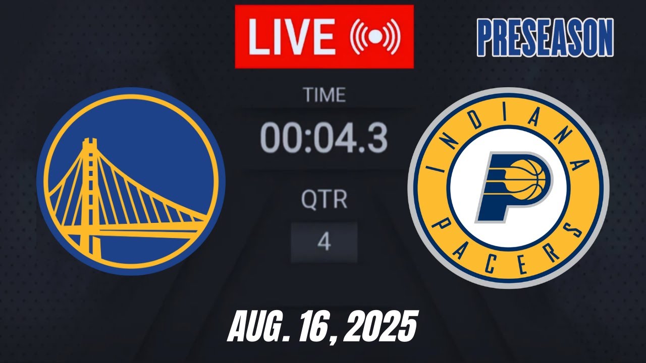 NBA LIVE! Indiana Pacers vs Golden State Warriors August 16, 2025 Full ...