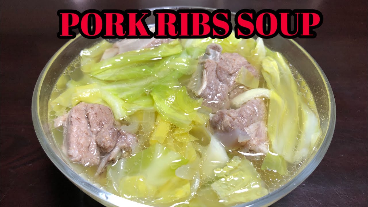 PORK RIBS SOUP | QUICK AND EASY - YouTube