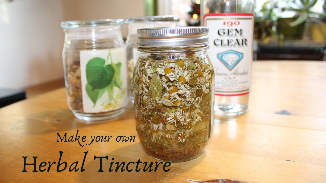 Green Witch DIY: make your own Herbal Tincture - YouTube