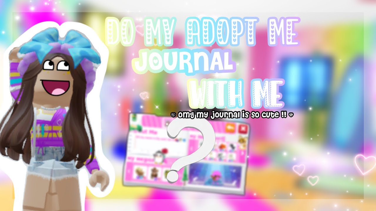 Do my Adopt me Journal with me !! 🐬🎀💕🐟 ⭐️🌴#adoptme #preppy # ...