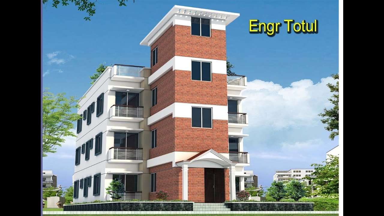 অসাধারন ২ ইউনিট বাড়ি 2 Unit Home plan | 2 unit Building plan - YouTube