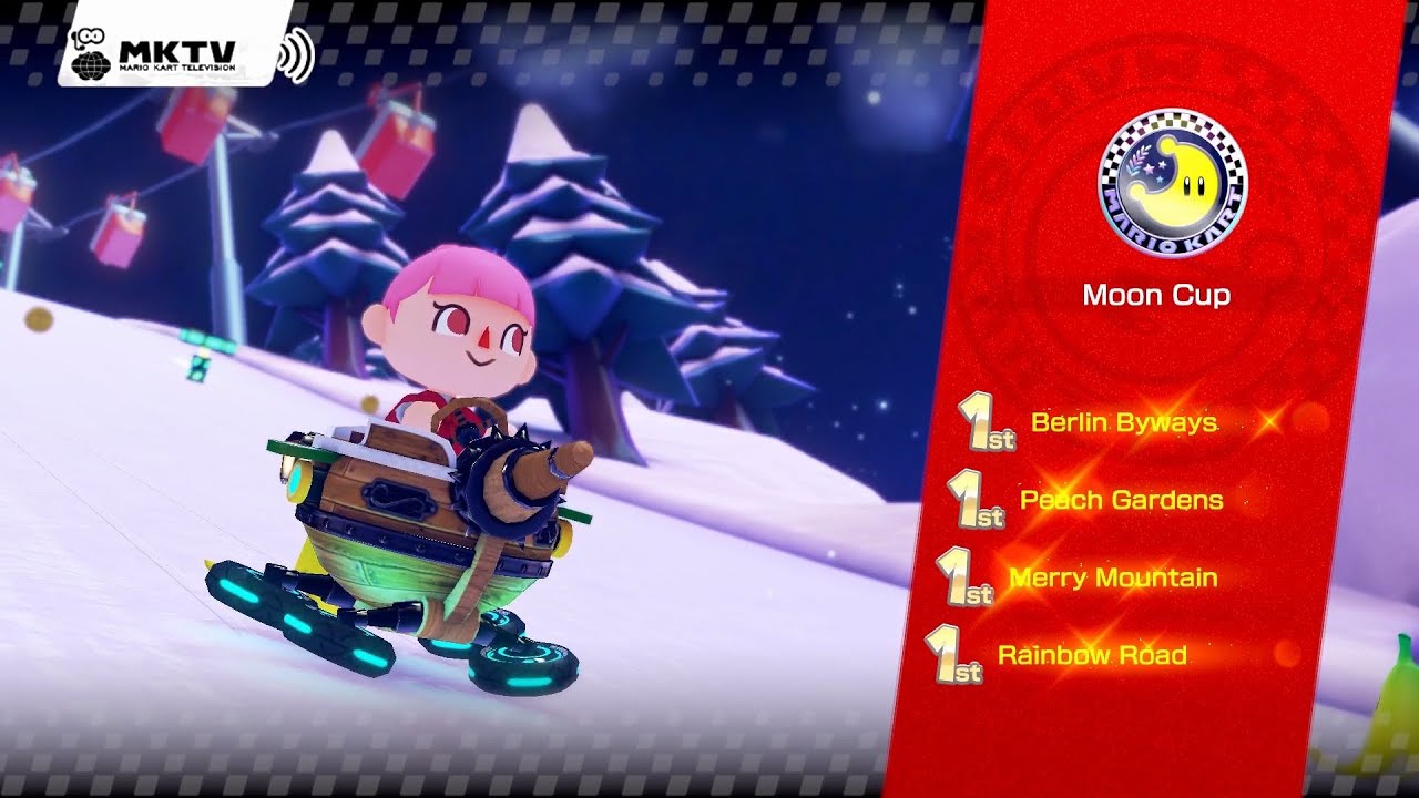 Mario Kart 8 Deluxe Moon Cup 200cc Triple Star Ranking! - YouTube