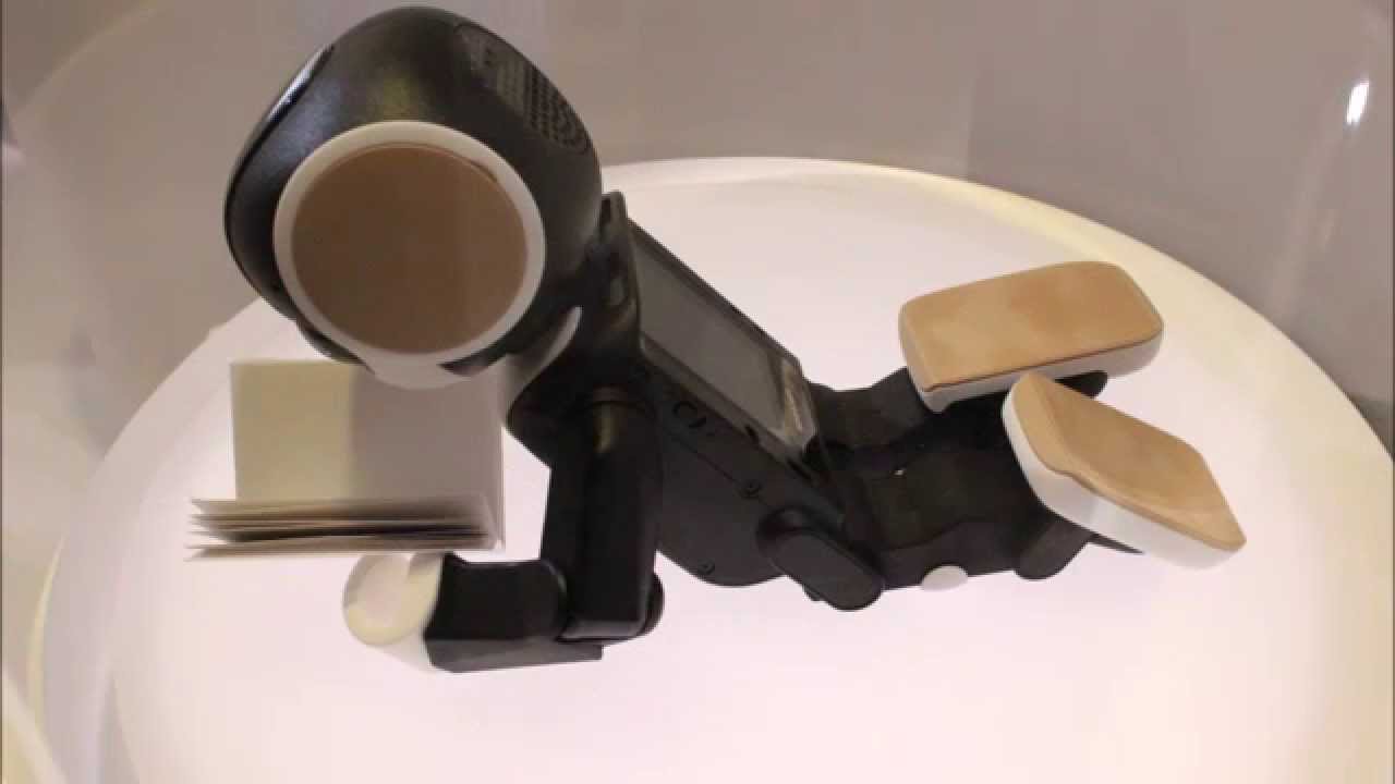 RoBoHon @ CEATEC - The world's first robotic smartphone - YouTube