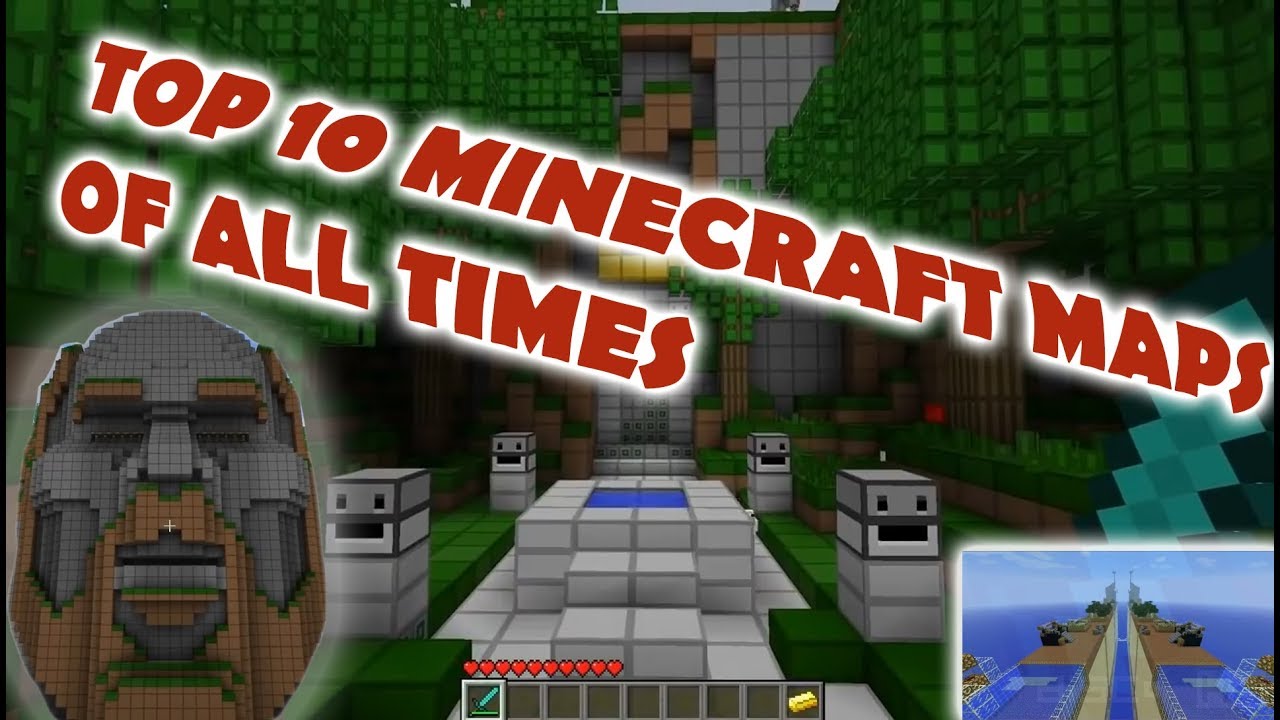 TOP 10 MINECRAFT MAPS OF ALL TIME ---Epic Ones !! - YouTube