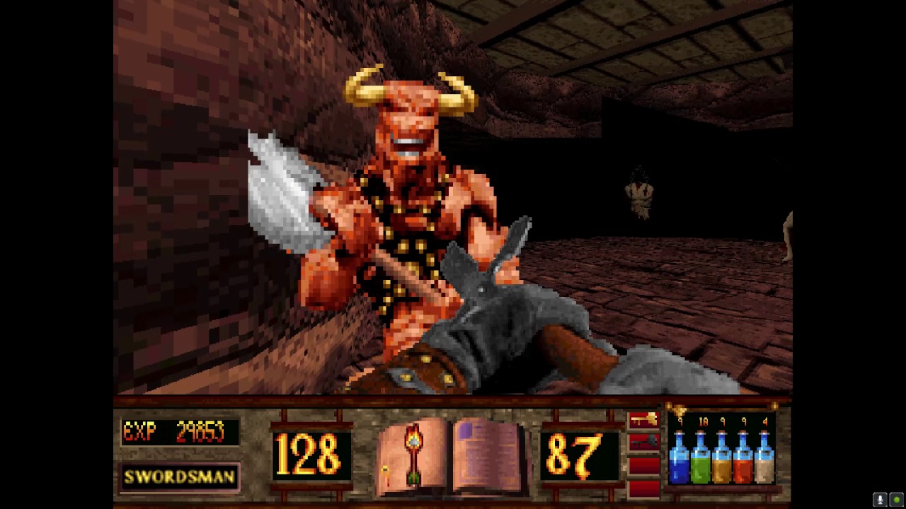 Witchaven II: Blood Vengeance (DOSBox) - Level 3 Forsaken Realm ...