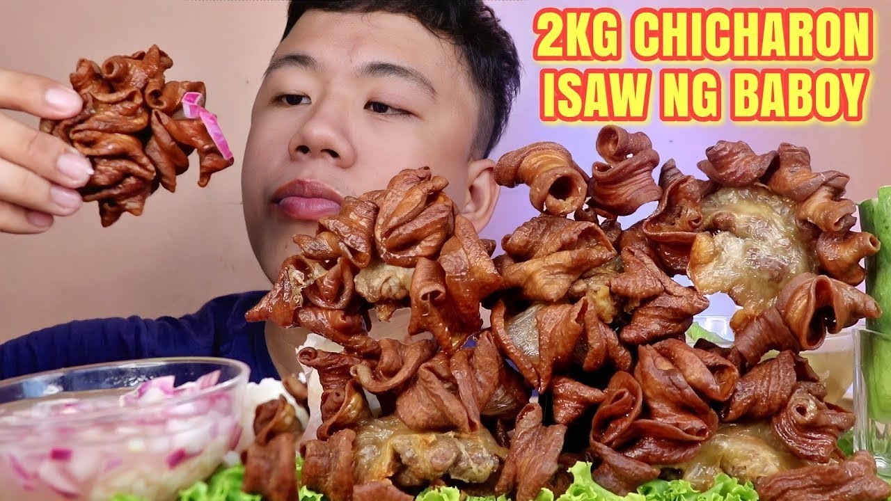 CRISPY ISAW NG BABOY MUKBANG | Crispy Pork | Crispy | Mukbang ...