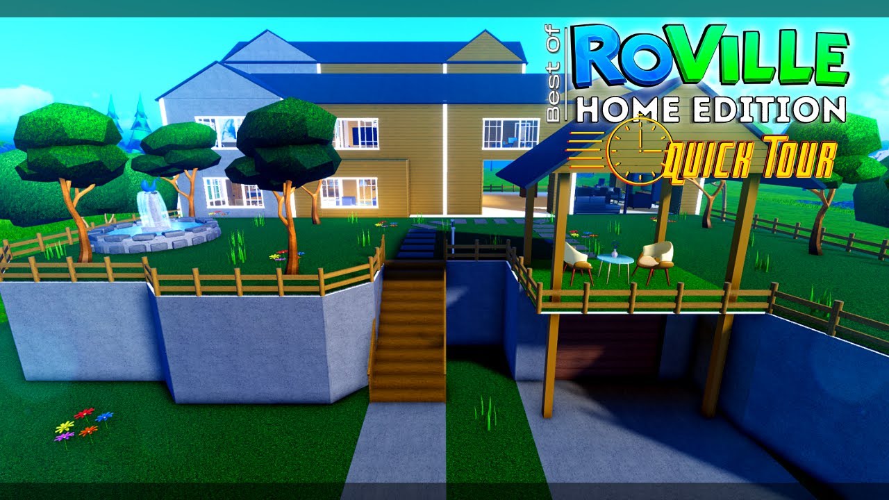 🏡⏩ Wooden Vacation Home || Best Of RoVille - Home Edition With House ...