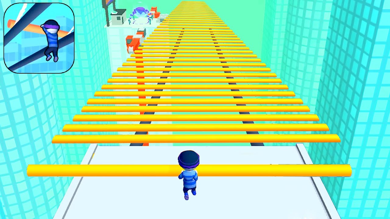 New Satisfying Mobile Game Roof Rails Play 6666 Levels Tiktok Gameplay ...