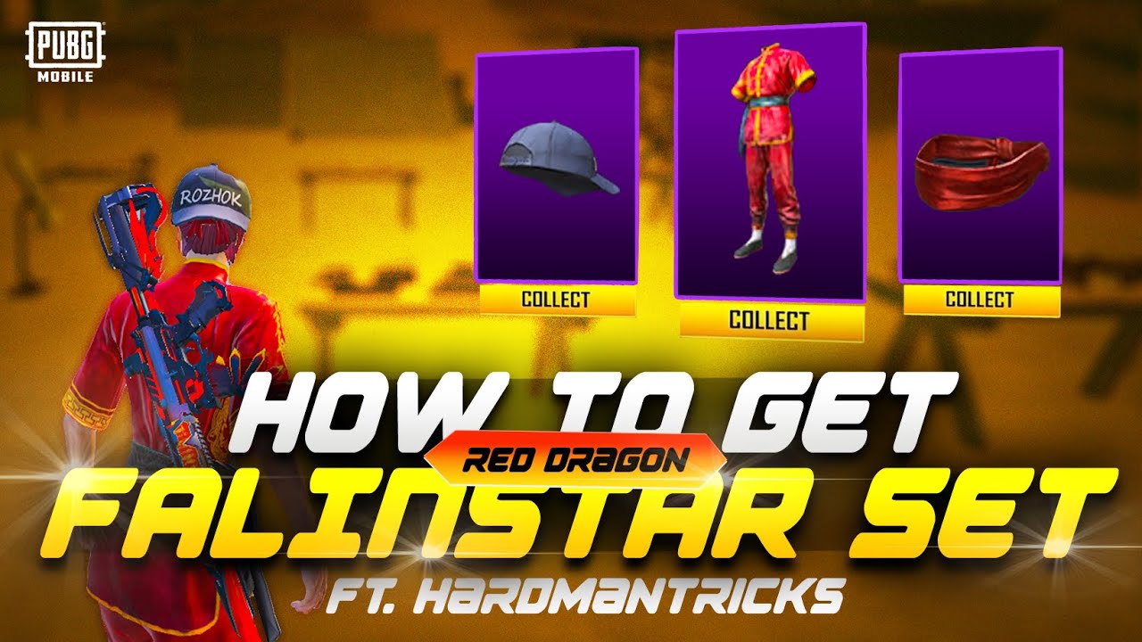HOW TO GET FALINSTAR RED DRAGON FIGHTER SET IN PUBG MOBILE | MASTER OF ...