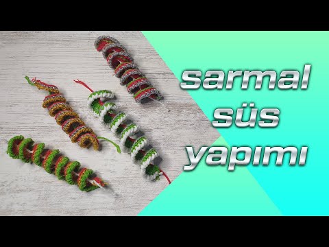 Sarmal Süs | Crochet Wind Spinner | Kolay Yılbaşı Süslemesi | Crochet Christmas Ornaments